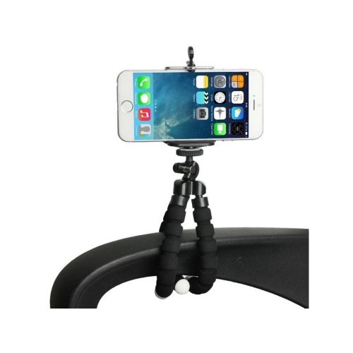 TigerZilla Mini Tripod Stand with Mobile Phone/Camera Mount Grip Holder